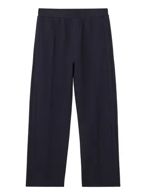 Cos Pintucked Straight-Leg Pants Blue