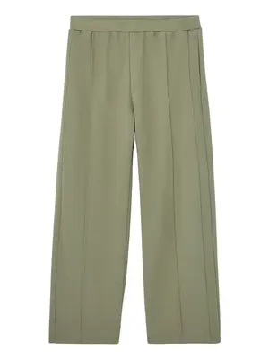 Cos Pintucked Straight-Leg Pants Green