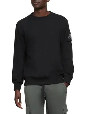 Moose Knuckles Hartsfield Crewneck Sweater - Black