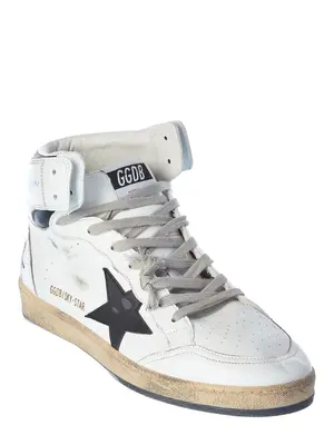 GOLDEN GOOSE Sky Star Leather Sneaker White