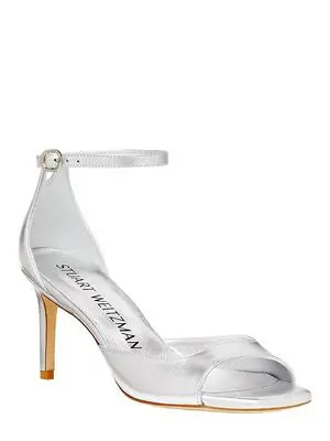 STUART WEITZMAN Nudistia 75 Sandals Silver