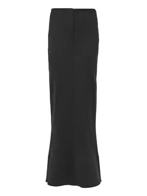 Jacquemus La Jupe Escala Knitted Maxi Skirt - Black