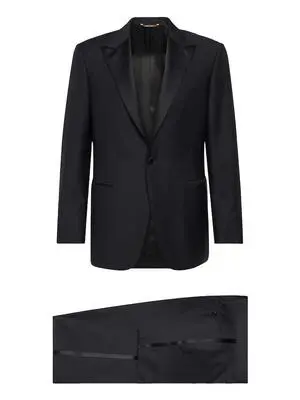 Canali Wool Tuxedo - Black