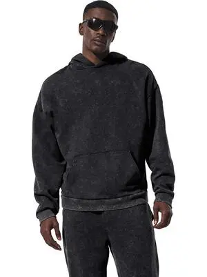 Alo Yoga Chill Vintage Wash Hoodie - Black Wash