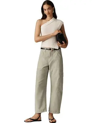 Citizens Of Humanity Marcelle Cargo Barrel Pants - Matcha