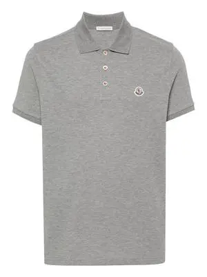 MONCLER Logo-patch Polo Shirt