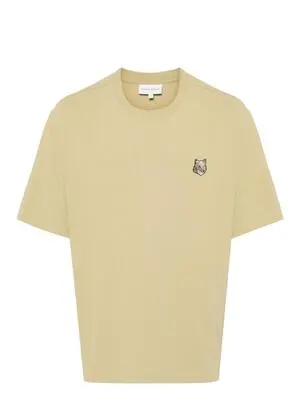 Maison Kitsuné Bold Fox Head-patch T-shirt - Neutrals