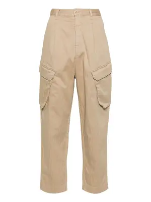SEMICOUTURE Tapered-leg Cargo Trousers - Neutrals