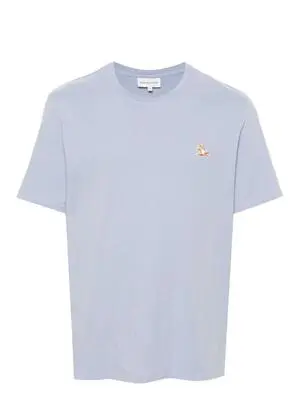 Maison Kitsuné Chillax Fox Cotton T-shirt - Blue