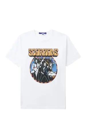 Junya Watanabe Graphic-print Cotton T-shirt - White