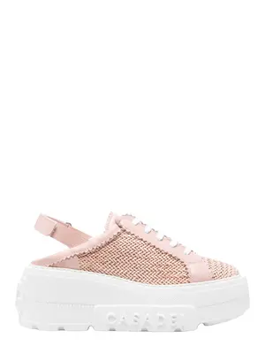 CASADEI Casadei Hanoi Leather Slingback Sneakers