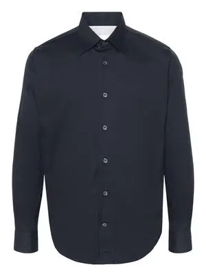 Eleventy Pointed-collar Shirt - Blue