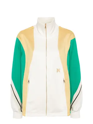 Palm Angels Colour-block Track Jacket - White