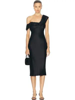 Lpa Vania Midi Dress - Black