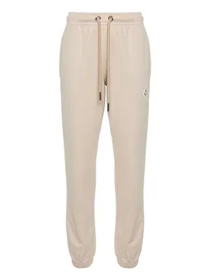 Moncler Logo-appliqué Track Pants - Neutrals