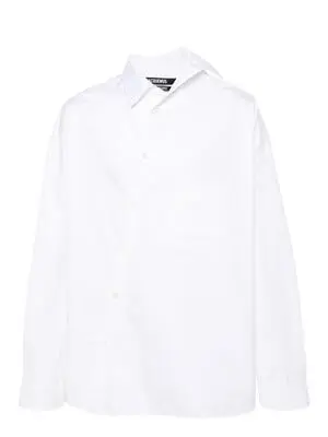 JACQUEMUS Cuadro Poplin Shirt