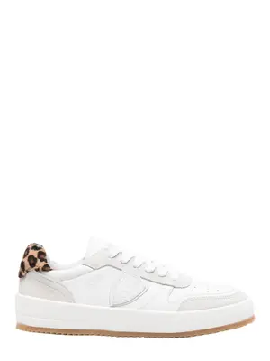 PHILIPPE MODEL Philippe Model Paris Temple Leather Sneakers