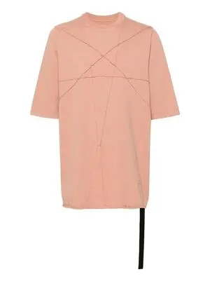 Rick Owens Jumbo Ss Cotton T-shirt - Pink