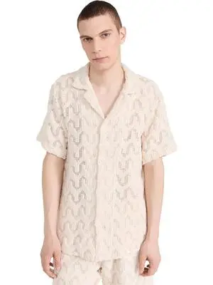 Oas Atlas Cuba Crochet Shirt - Off White