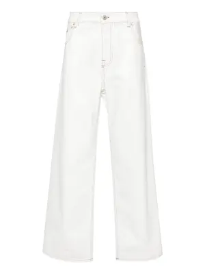 Jacquemus Le De Nîmes Large Jeans - White