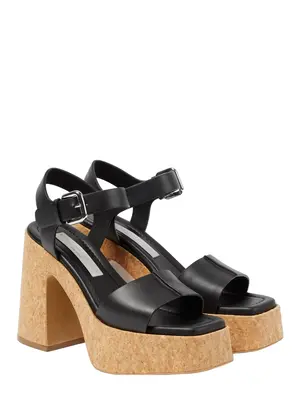 Stella McCartney Skyla Platform Sandals - Black