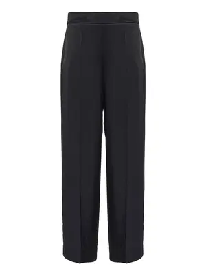 JIL SANDER High-rise Wide-leg Pants - Blue