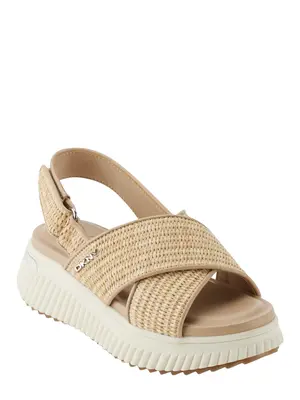 Dkny DKNY Malai Crossband Sandals Beige