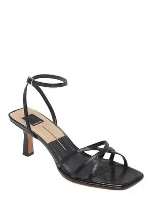 Dolce Vita Manji Leather Sandal - Midnight Patent Leather