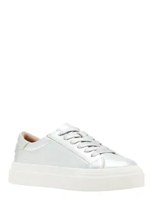 Blondo Blondo Venna Waterproof Leather Sneaker Silver Leather