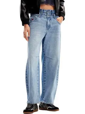 DESIGUAL Desigual Double Waist Balloon Leg Jeans