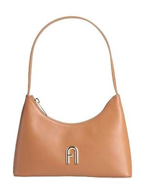 Furla Furla Diamante Mini Shoulder Bag Leather Camel