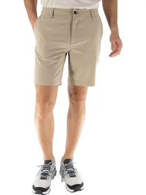 DEVIL-DOG DUNGAREES 8" Hybrid Shorts - Light Beige/ Khaki