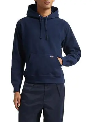 NOAH Classic Cotton French Terry Hoodie - Navy