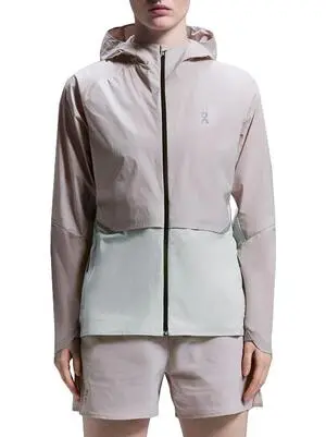 On On Core Hooded Packable Running Jacket Fade/glacier