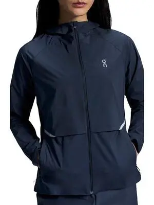 On Core Hooded Packable Running Jacket - Midnight
