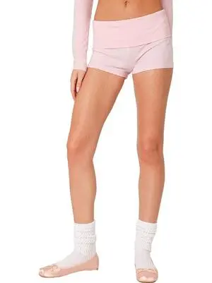 EDIKTED EDIKTED Meg Foldover Shorts Pink