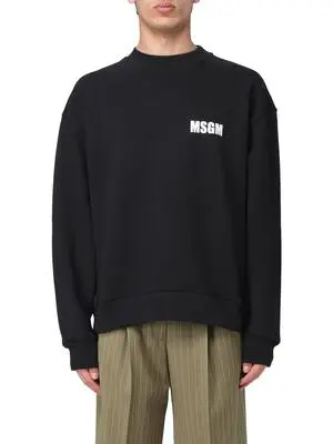 MSGM Sweatshirt With Graphic Logo - Black