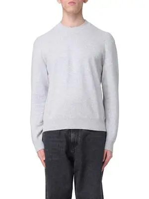 Bottega Veneta Ribbed Crew Neck Sweater With Patch Detail - Grey