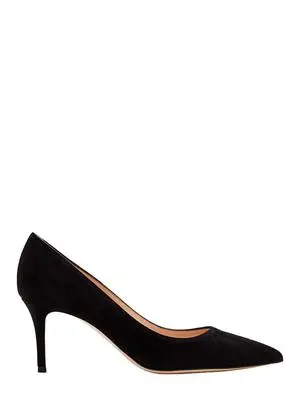 GIANVITO ROSSI Pointed Toe Stiletto Pumps - Black