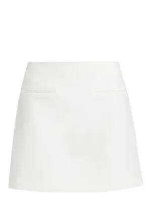MILLY Cady Miniskirt - Ecru