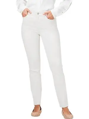 NIC+ZOE High-rise Straight Ankle Jeans - Canvas