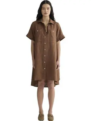 Everlane Linen Daytripper Dress - Cedarwood