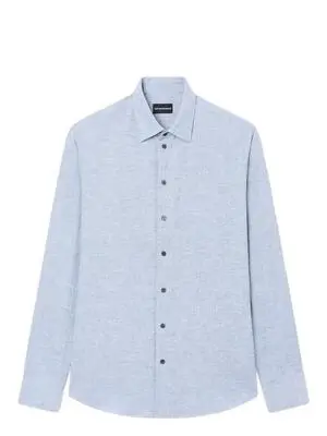 Emporio Armani Casual Shirts - Blue