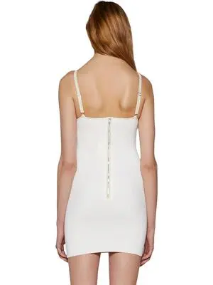 DION LEE Wire Mini Dress - Ivory