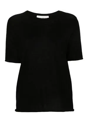 LISA YANG Ari Cashmere T-shirt - Black