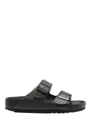 BIRKENSTOCK Arizona Leather Sandals Black