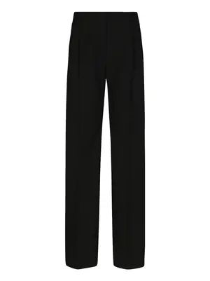 Dolce & Gabbana Wide-leg Trousers - Black