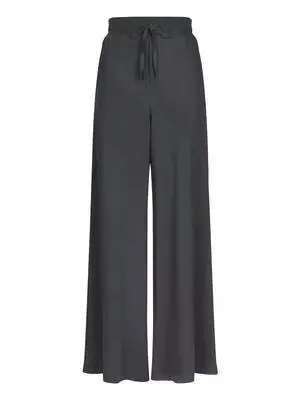 Dolce & Gabbana Wide-leg Cotton Track Pants - Grey