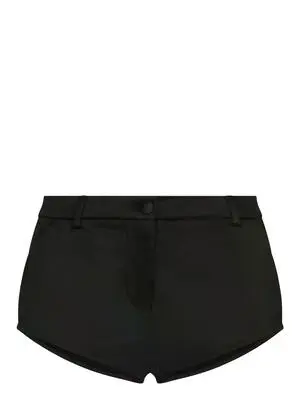 Dolce & Gabbana Satin Mini Shorts - Black