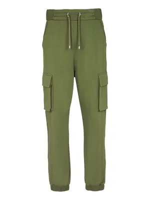 Balmain Logo-print Cargo Track Pants - Green